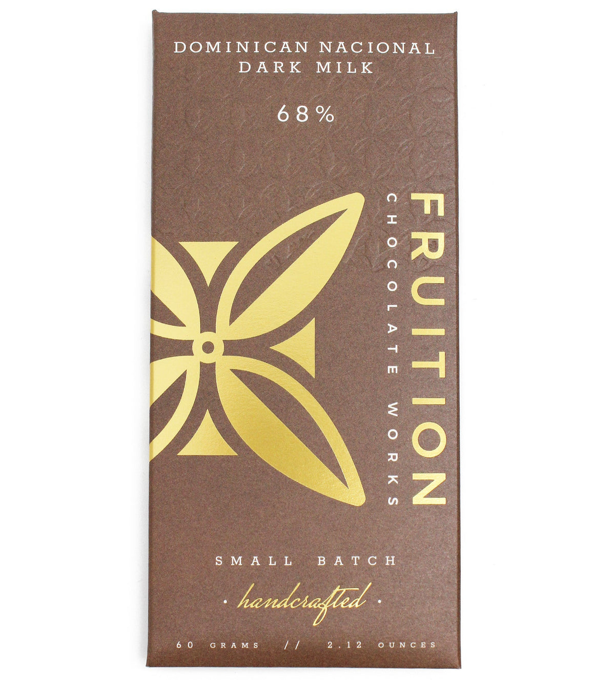 Dominican Nacional 68% Dark Milk Chocolate - Fruition Chocolate