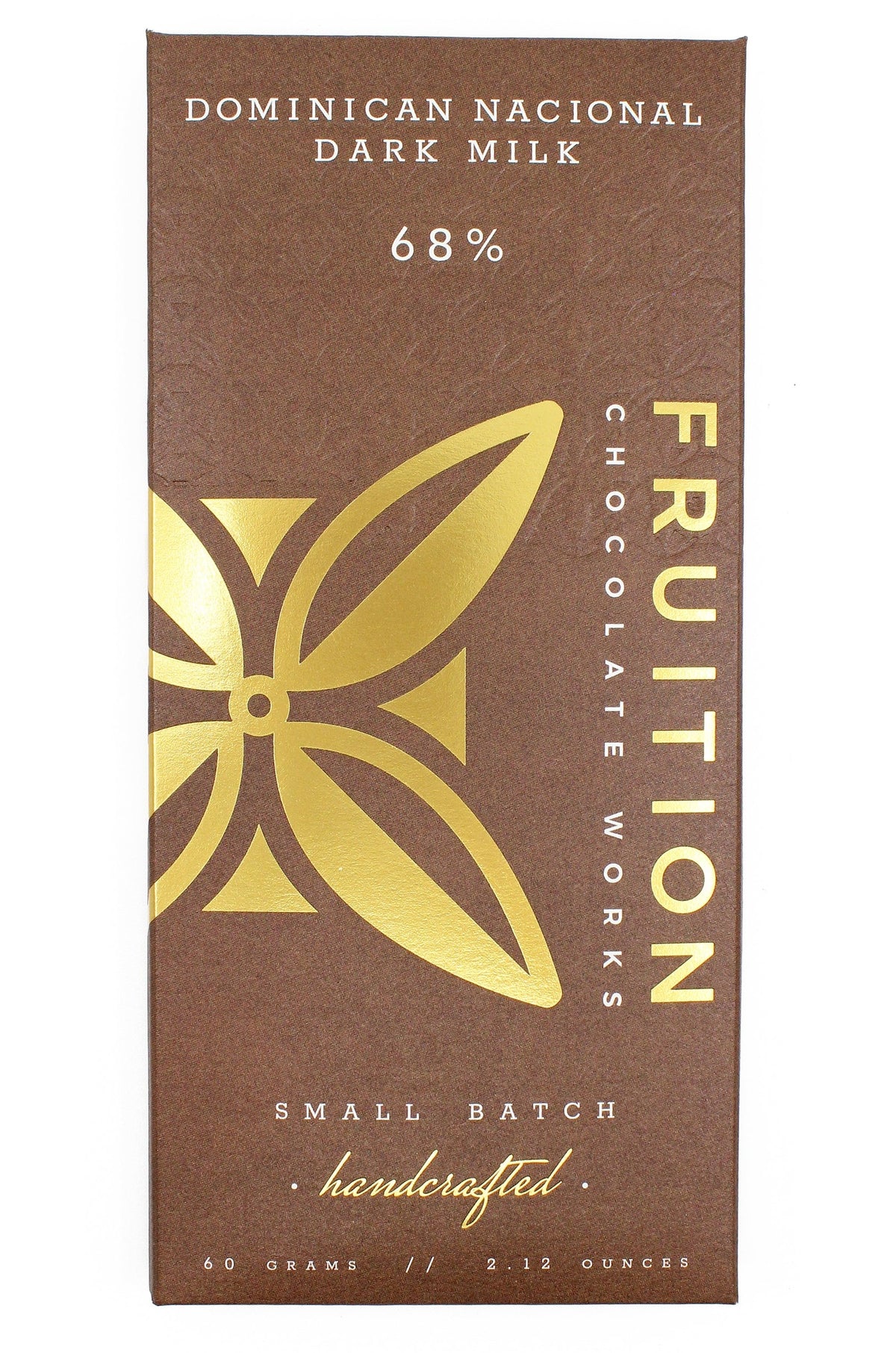 Dominican Nacional 68% Dark Milk Chocolate - Fruition Chocolate
